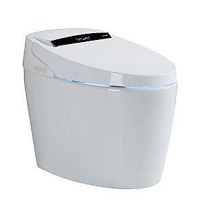 Toilet Smart Toilets Ceramic White with Heated Bidet Seat Portable Toilet with Bidet Built Bidet Toilet with Dryer and Warm Water