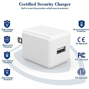 Compatible with 3.3FT Apple Watch Charger iWatch Charging Cable with USB Wall Charger Travel Plug Adapter for Portable Apple Watch Charger Cable Compatible with Apple Watch Series 8/7/SE/6/5/4/3/2/1