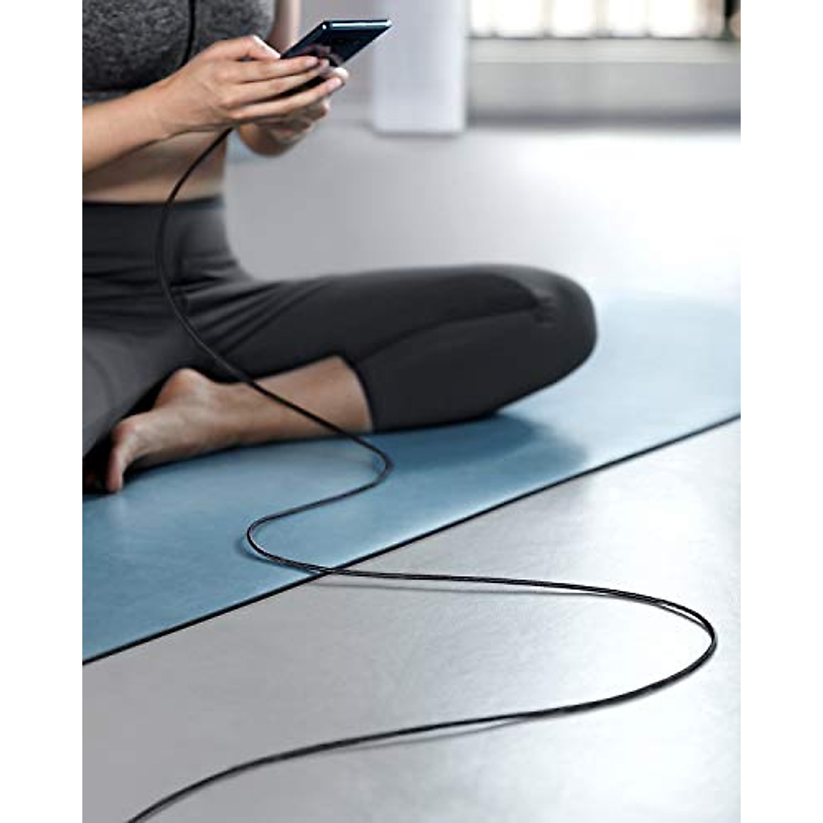 Anker USB C Cable, [2-Pack, 6ft] Premium Nylon USB A to USB C Charger Cable for Samsung Galaxy S10 S10+, LG V30, Beats Fit Pro and Charging Cord for USB C Port Camera (USB 2.0, Black)