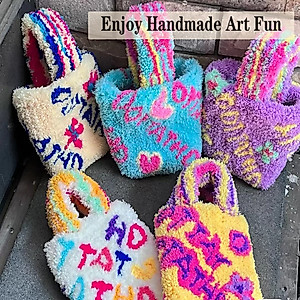 197in Large Primary Tufting Cloth with Marked Lines, Monks Cloth Punch Needle Fabric for Tufting Gun Rug Punch