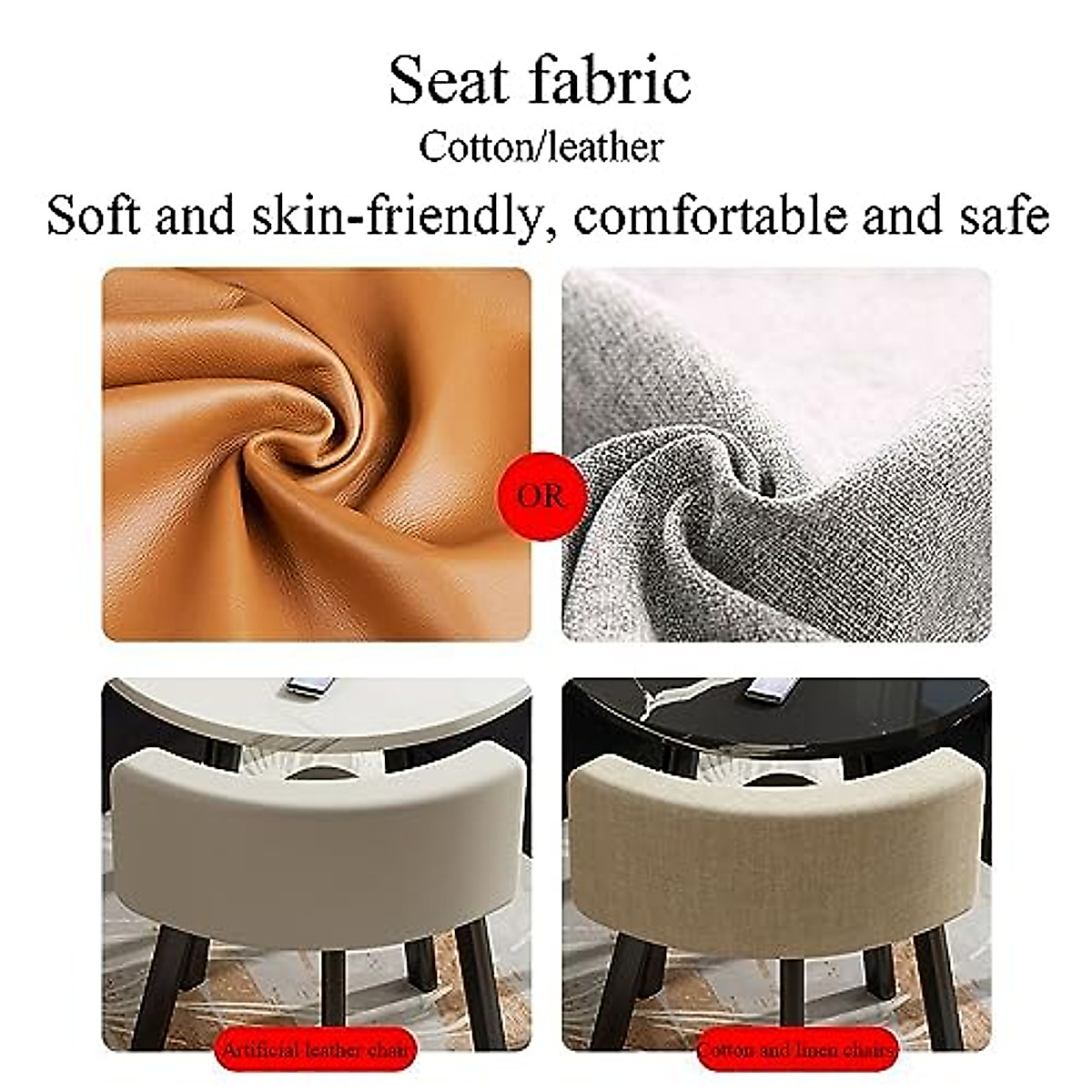 Dining table set for 4,kitchen table and chairs for 4，Suitable for living room,restaurant,cafe,leisure reception desk and chair combination,Square table/round table, various specifications available (