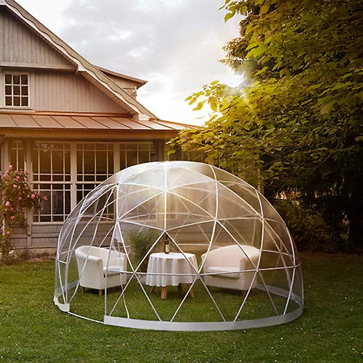 Garden Igloo - Improved Version V2 - 12' Walk-in Garden Dome Igloo