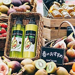 Japan Hair Products - Hair recipes shampoo kiwi Empower volume recipe body pump 530mlAF27AF27