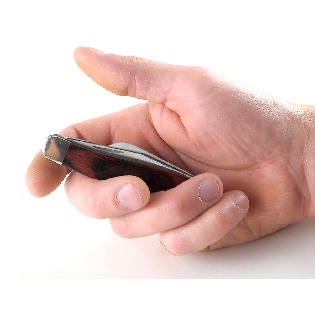 Bear & Son 247R Rosewood Three-Blade Large Stockman Slip Joint Knife, 3 7/8-Inch