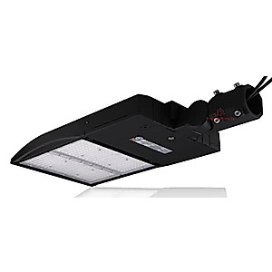 RuggedGrade 42,000 Lumen - 300 watt NextGen III LED Shoebox Lights - Dimmable - NO Photocell - Slip FIT Mount -10KV Surge