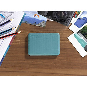 Toshiba Canvio Advance 4TB Portable External Hard Drive USB 3.0, Green - HDTCA40XG3CA