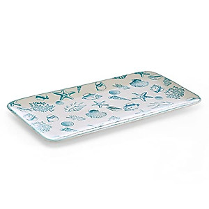 Pfaltzgraff Venice Serve Platter, 14.75 Inch, Cream