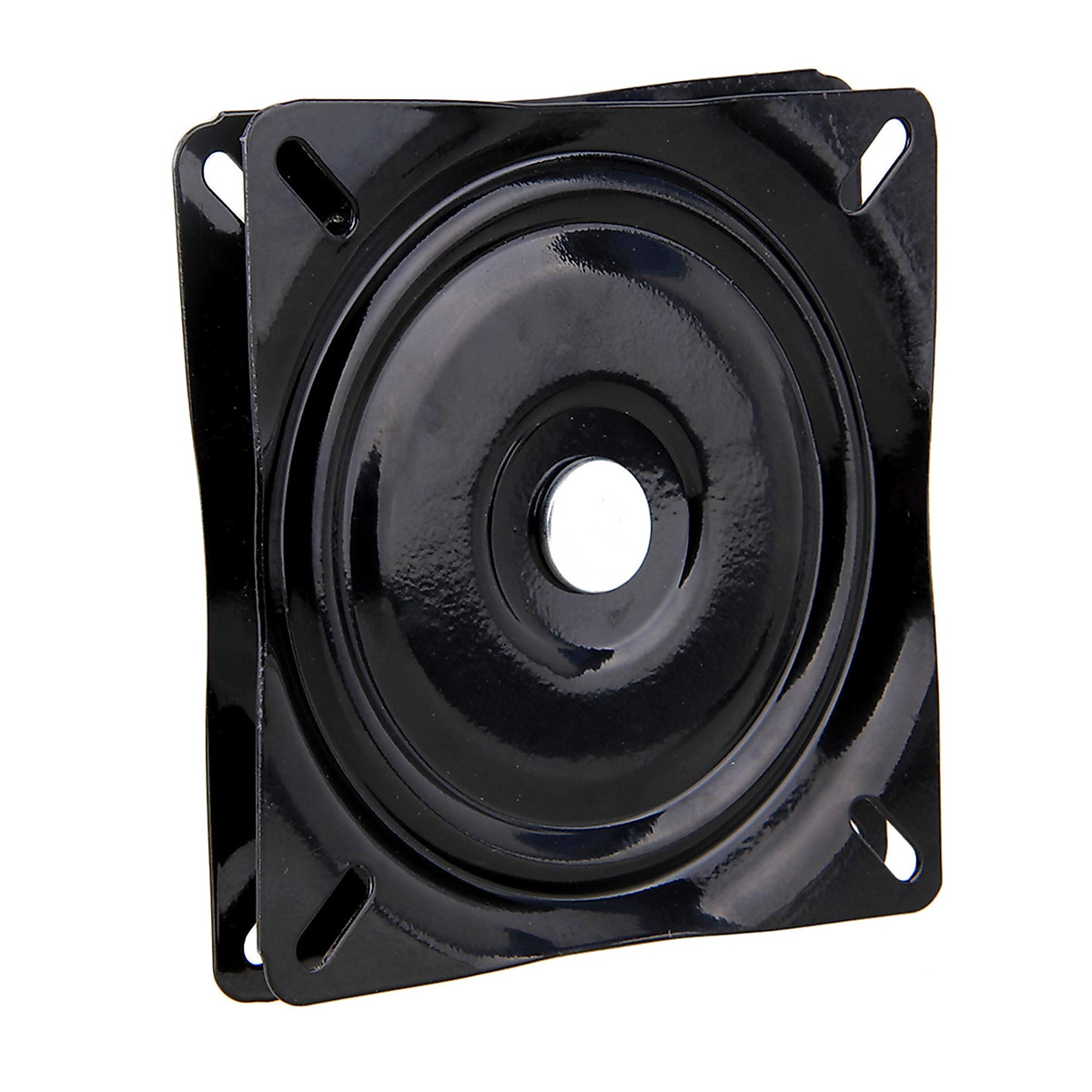 RDEXP A3 Steel Plate Black Square Swivel Turntable Ball Bearing (6 Inch)