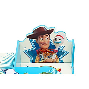 Delta Children Chair Desk with Storage Bin + Design and Store 6 Bin Toy Storage Organizer, Disney/Pixar Toy Story (Bundle)