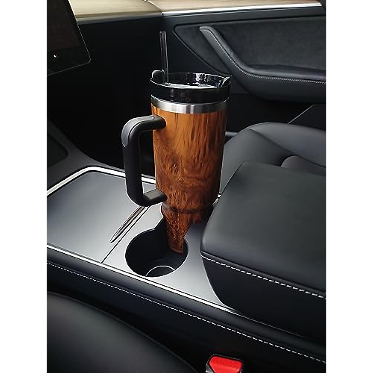 Dapperlin 40oz Stainless Steel Vacuum Insulated Tumbler with Lid and Straw for Water, Iced Tea or Coffee, Smoothie and More (Grain)