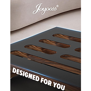 JOYOOSS Wooden Step Stool For Bed, Small Step Stool For Bed Steps For High Beds For Adults Wooden Step Stool For Adults, Step For Bed Wooden Foot Stool for Bathroom, Bedroom, Kitchen & Bedside Support