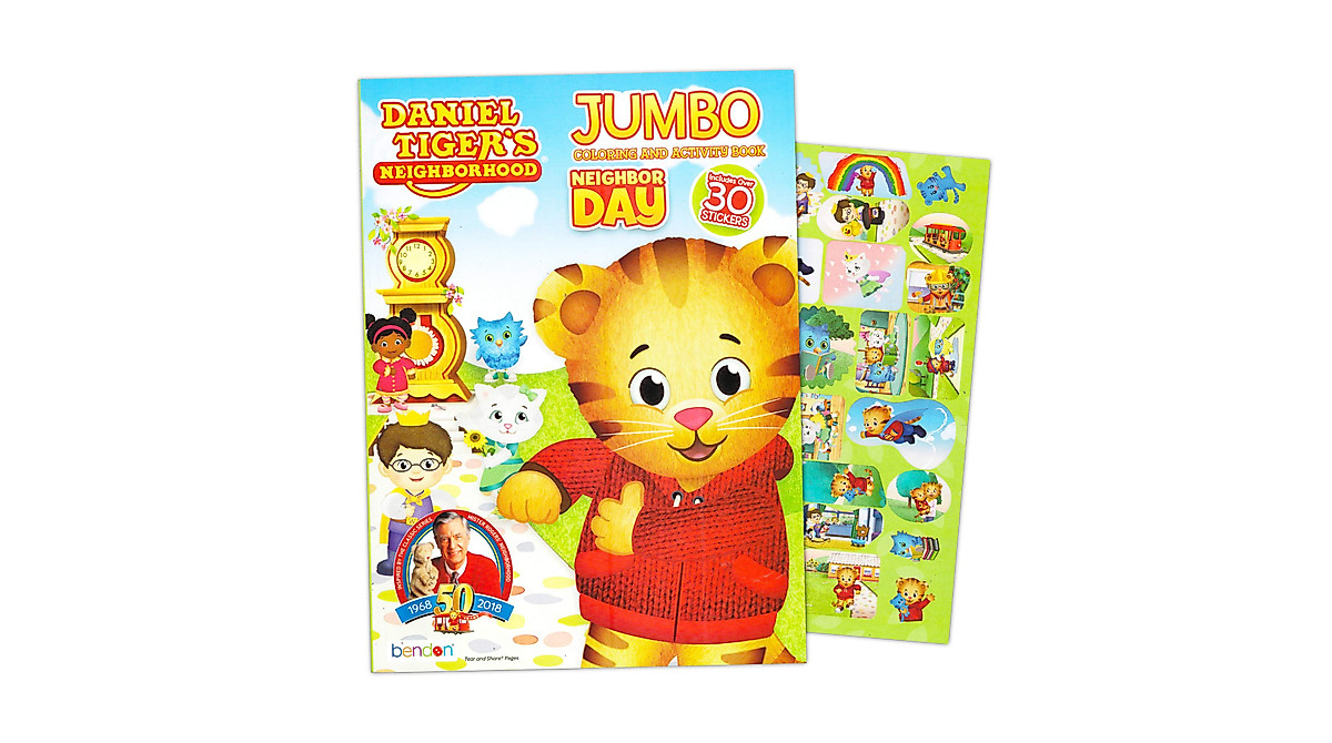 Daniel Tiger Coloring & Activity Book with Stickers for Kids