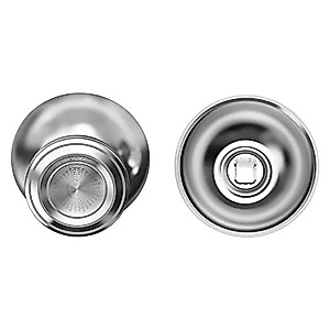 eXtremeRate Custom Silver Metal Thumbsticks for PS5 Controller, Replacement Aluminum Analog Stick Joystick for PS4 Controller - Controller NOT Included