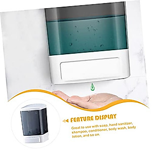 SHOWERORO Manual Soap Dispenser Hand Wash Wall Holder Wall Stand Foams Soap Dispenser Hotel Soap Dispenser Automatic Soap Dispenser Foaming Soap Dispenser Shampoo Household Plastic