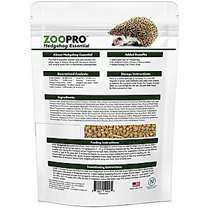 Exotic Nutrition Hedgehog Essential - Chicken Kibble with Mealworms (1.75 Pound)