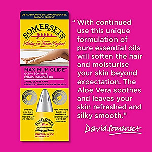 Somersets Maximum Glide Extra Sensitive English Shaving Oil 15 ml