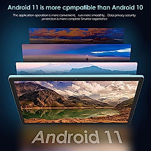 Tablet 10 inch Latest 128 GB ROM Android 11 Q10PRO Tablets:4GB RAM|5G/4G Wi-Fi|Octa-Core|8000mAh|Bluetooth|Google Certified Tablet with Keyboard, Mouse, Earphones etc./Support Split Screen-Green