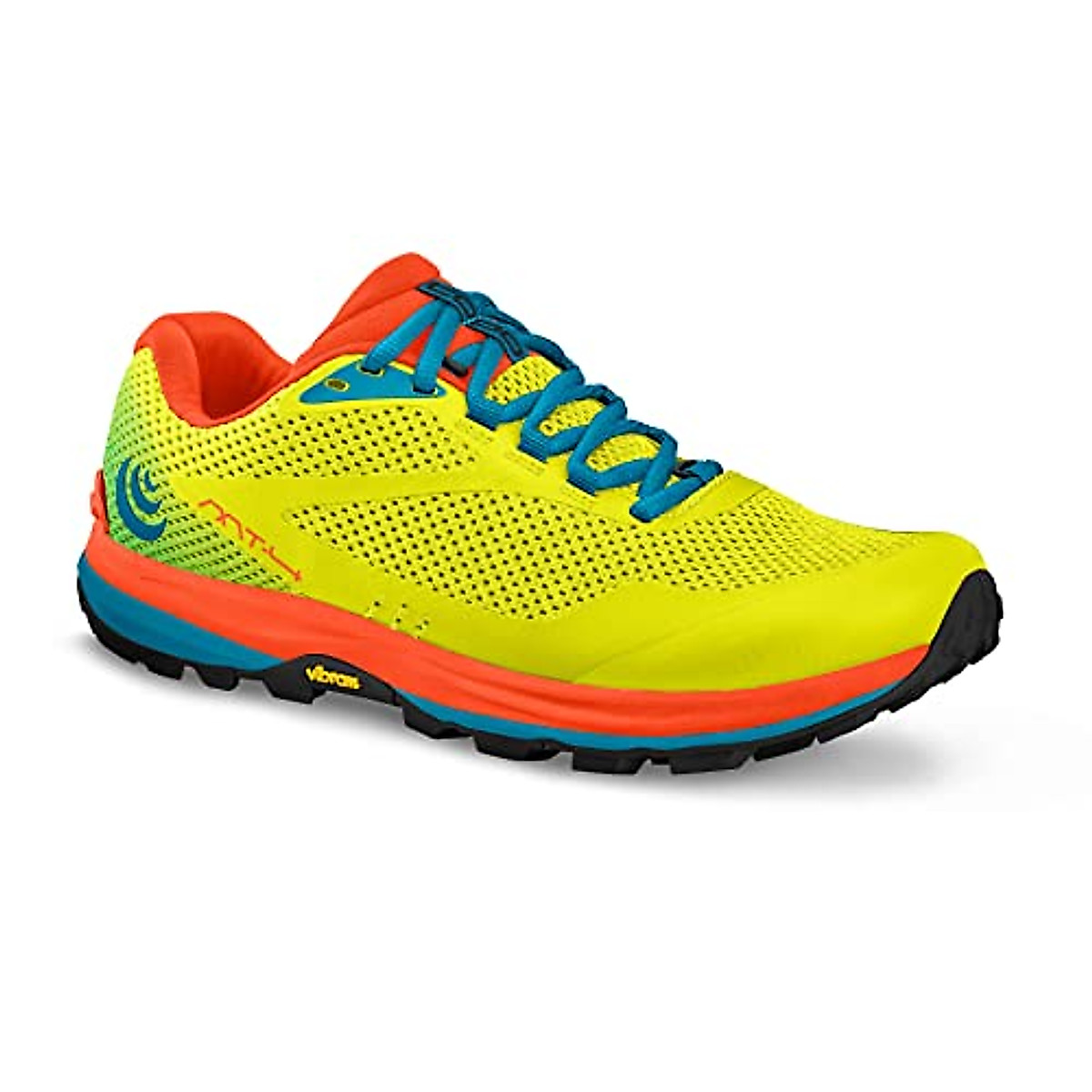 Topo Athletic Men's MT-4 Comfortable Lightweight 3MM Drop Trail Running Shoes, Athletic Shoes for Trail Running, Electric/Orange, Size 8.5