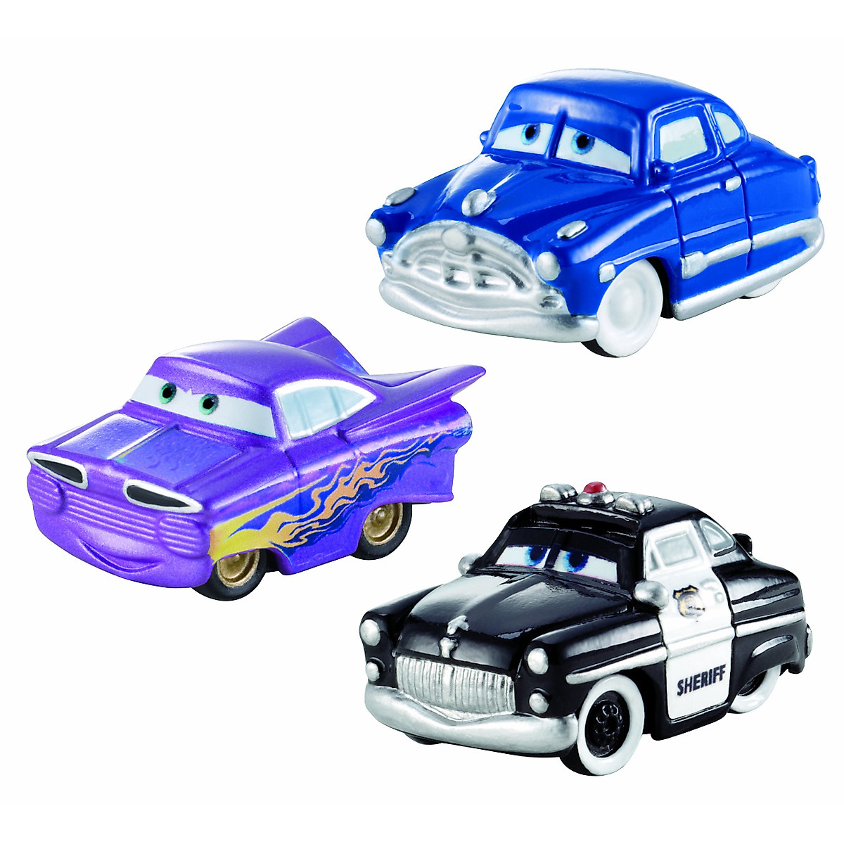 Disney Cars Toys Micro Drifters Cars, 7-Pack