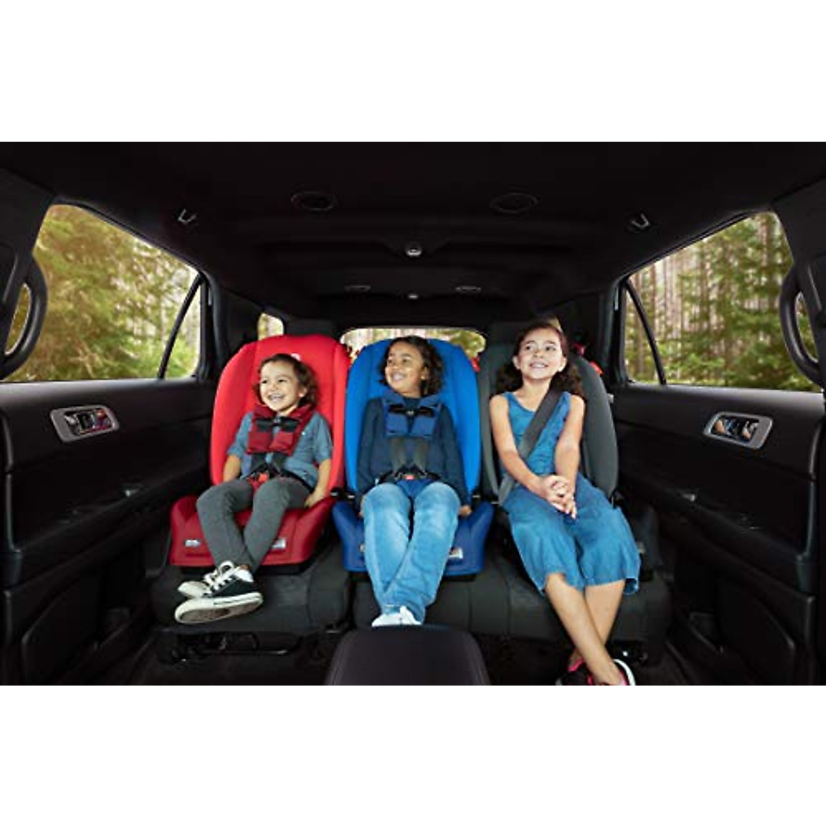 Diono Radian 3R, 3-in-1 Convertible Car Seat, Rear Facing & Forward Facing, 10 Years 1 Car Seat, Slim Fit 3 Across, Gray Slate