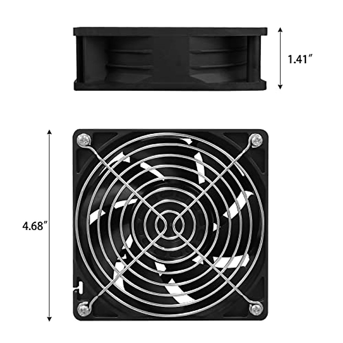 GLAHORSE Digital Fan Kit for Compatible Masterbuilt MB20040220/MB20041220 Gravity Series witch Include 560/800/1050 Digital Charcoal Grill and Smoker Accessories (MB-Fan kit)