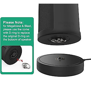 Power Up Charging Dock Copatible with Ultimate Ears UE Boom 3/Megaboom 3, Charger Stand Station with Extra 5V1A USB Port, 3.3ft USB Cable (Black)