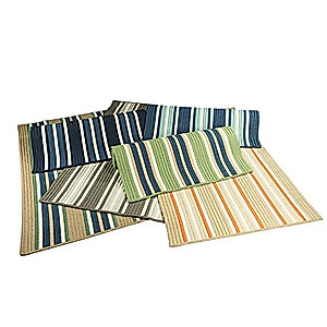 Colonial Mills Mesa Stripe Braided Rug, 4' X 6' , Rusted Sand