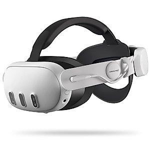 ANNAPRO Battery Head Strap Compatible with Meta Quest 3, Elite Strap with 6500mAh Battery Fast Charging for Oculus/Meta Quest 3 Accessories, Enhance Comfort and Extend Playtime