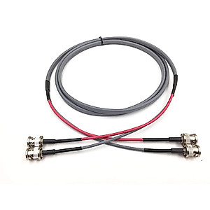 15 Foot DS3/DS4 (CAB-ATM-DS3/E3) BNC Belden 735A2 Duplex Cable by Custom Cable Connection