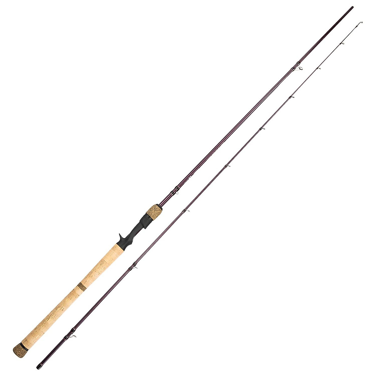 BERRYPRO Spinning Rod Lightweight Sensitive Baitcasting Rod 30 Ton Full Carbon Tournament Performance Casting Fishing Rod (7'- Casting-MH-2pc)