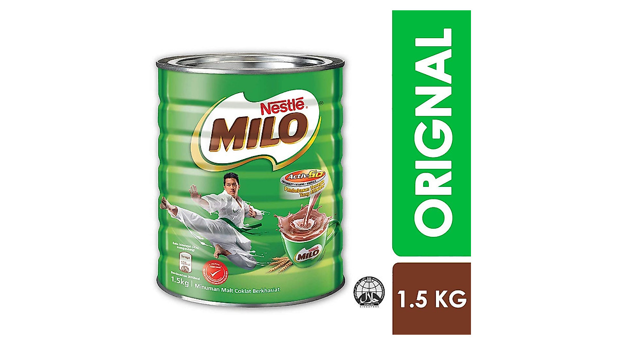 Nestle Milo Malaysia 1.5kg Chocolate Malt Drink - Energy & Nutrients