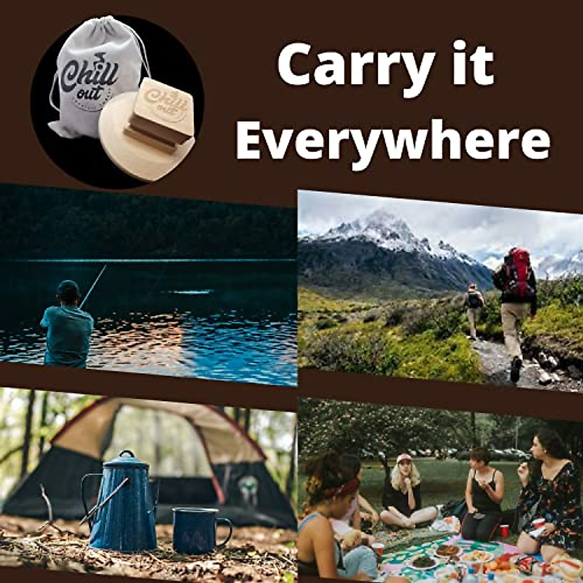 Chill Out Cocktail Smoker Kit with 6 Flavoured Wood Chips | Old Fashioned Bourbon and Whiskey Smoker Infuser Kit | Smoker for Cocktails, Meat, Cheese & More | Gifts for Men