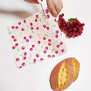 Reusable Beeswax Roll,Food Storage Wraps,Sustainable Food Storage Containers, Organic Cotton Food Wrap, Food Store Fruits, Vegetables and Cheeses