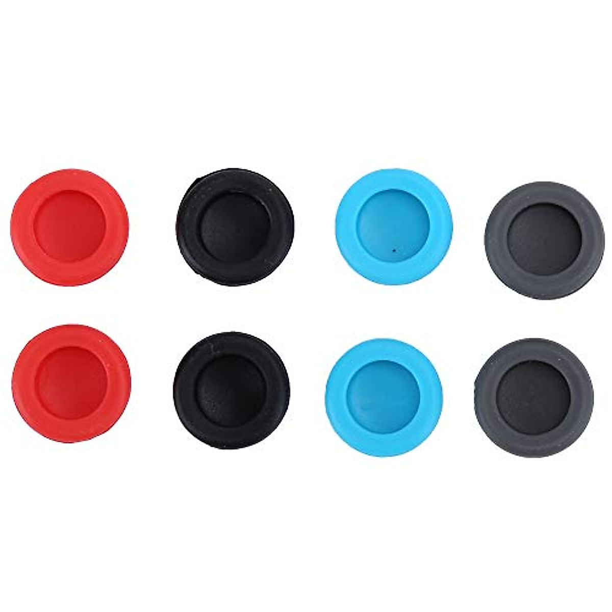 Okuyonic Joystick, Good Hand Feel Soft Silicone Replacement Thumb Grip Caps Unique Design with 5Set for Gamepad Machine for Family Game Console