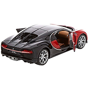 Maisto 1:24 Assembly Line Bugatti Chiron - Red/Black