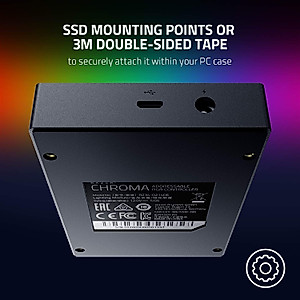 Razer Chroma Addressable RGB Controller: Compatibility - 6 Addressable RGB Headers - Powered by Razer Chroma RGB - Supported by Razer Synapse 3 - SSD Mounting Points