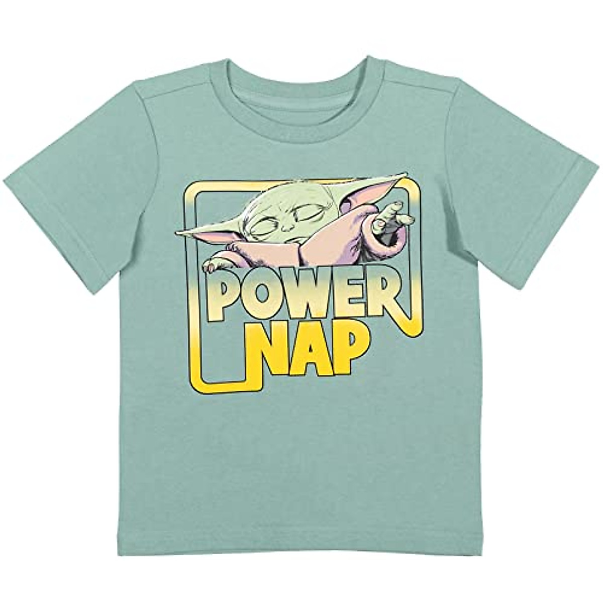 STAR WARS The Mandalorian The Child Toddler Boys 3 Pack T-Shirts Green/Blue/Gray 5T