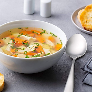 Asking 12-Piece Stainless Steel Kitchen Dinner Spoon