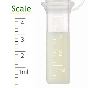 Haakaa Silicone Colostrum Collectors Set with Clear PP Storage Case 4 ml, 6 PK