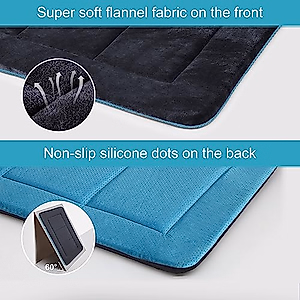 Magic Dog Dog Bed for Crate - Soft Dog Crate Pad Dog Bed Mat for Medium Dogs, 36-Inch Washable Kennel Pad Pet Beds with Non-Slip Bottom, Dark Grey M
