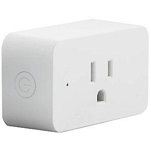 Satco S11270 Starfish 3-Inch On/Off and Dimmer WiFi Smart Plug Outlet, Works with Siri, Alexa, Google Assistant, SmartThings, White