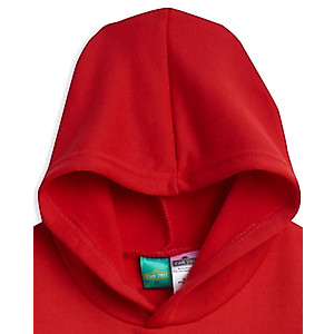 Sesame Street Elmo Baby Boys Fleece Hoodie & Jogger Pants Set Red/Gray 12 Months