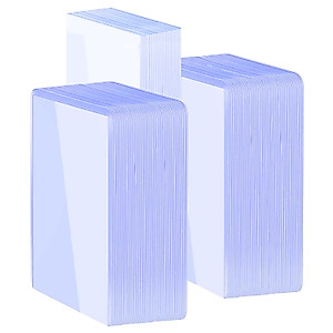 WANAVO 150 Pcs Hard Card Sleeves, 50 Piececard Sleeves Hard Plastic and 100 Piece Clear Soft Sleeves,for top loaders, Penny Sleeves, Baseball Card Protectors