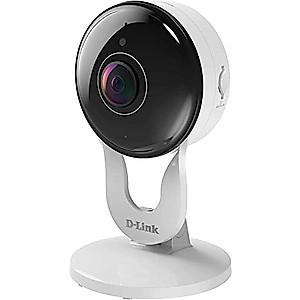 D-Link 1080p Wi-Fi Indoor Security Camera, Full HD 137-degree Wide Angle Wi-Fi Camera, Cloud Recording, Two-way Audio, Motion Detection, Night Vision, Compatible with Alexa (DCS-8300LH) (Renewed)