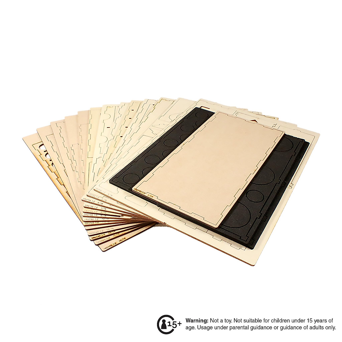 The Broken Token Game Organizer Compatible with Middara: Unintentional Malum - Act 1 - Wooden Game Organizing Box with Multiple Trays