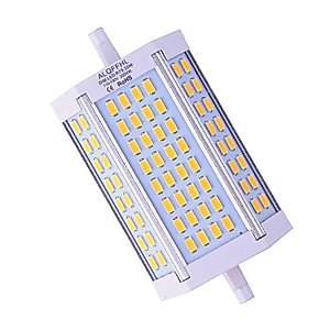 R7S 118mm LED Bulb 30W, Dimmable J Type Double Ended Flood Light, 200W 300W Halogen T3 Replacement, 120V 3000 Lumen, Wall Security Floor Standing Lamp for Work and Home, 3000K Warm White