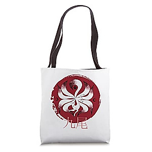 Nine Tails Kitsune Tailed Fox Japan Myth Tote Bag