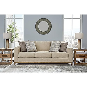 Signature Design by Ashley Parklynn Classic Sofa for Living Room, Beige