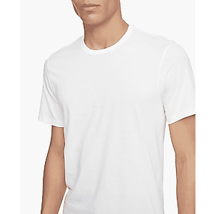 Calvin Klein Men's Cotton Classics Slim Fit Crew Neck T-Shirts, White 3 Pack New, Medium