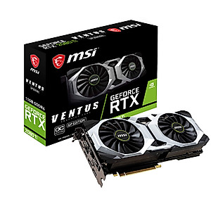 MSI NVIDIA GeForce RTX 2080 Ti Ventus GP OC 11GB GDDR6 HDMI/3DisplayPort PCI-Express Video Card